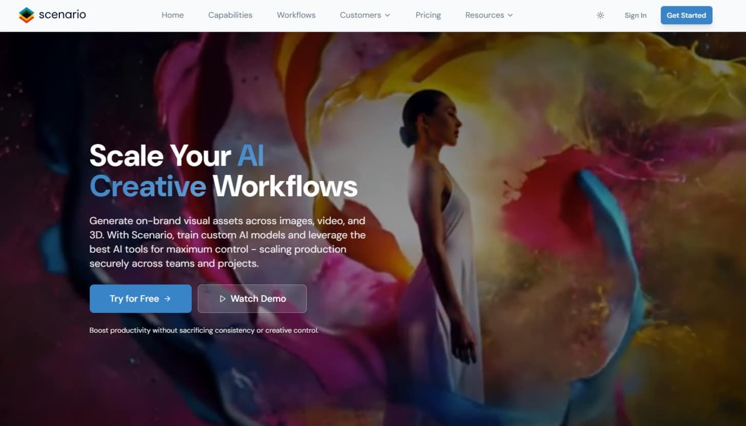 Scenario AI Review 2025: Generate Assets 3D For Videos & Images